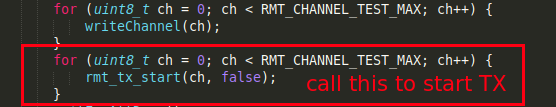 RMT: using rmt_write_sample async with all 8 channels has signficant ...