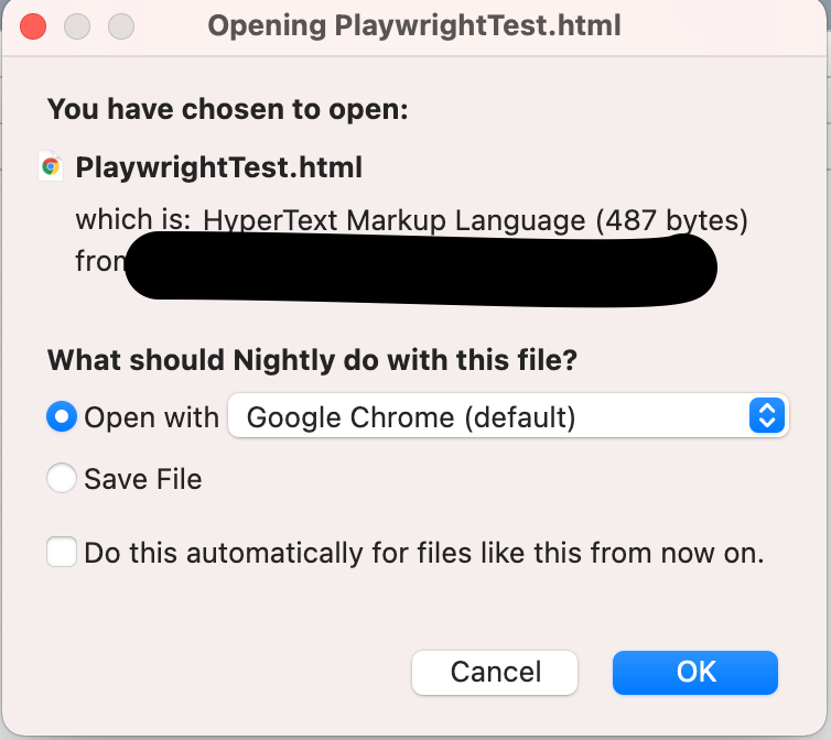 [Bug]: Firefox: File download brings up 'openFile / saveToDisk' dialog box · Issue #7711 ...