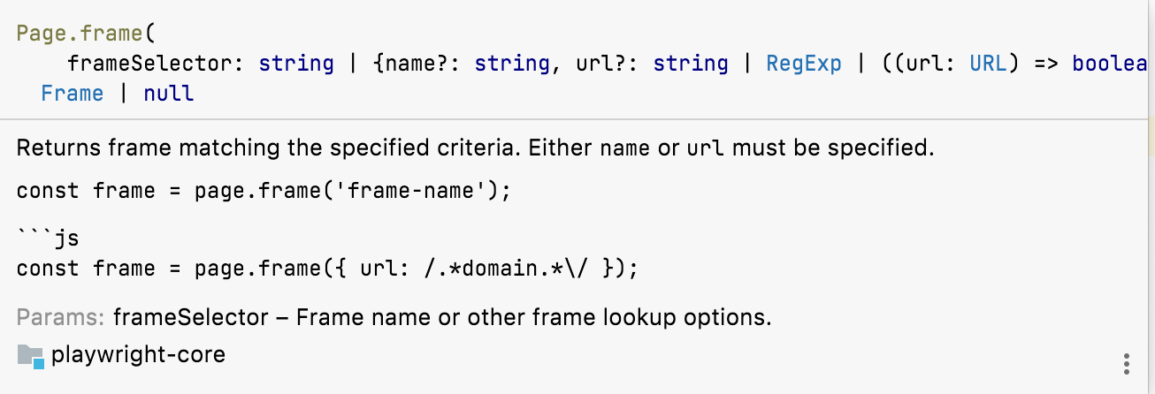 [BUG] New page.frameLocator doesn't allow URL object as selector · Issue #10186 · microsoft ...