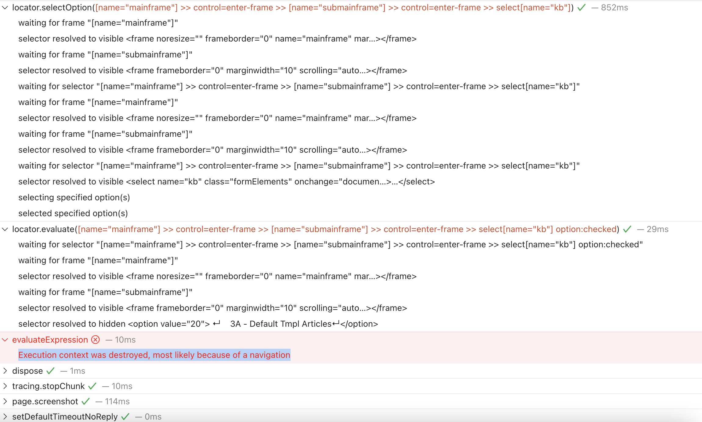 [BUG] New page.frameLocator doesn't work if navigation, popup or download events are fired after ...