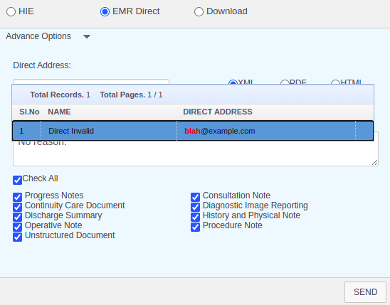 Direct Send does not send messages from Care Coordination Module · Issue #4941 · openemr/openemr ...