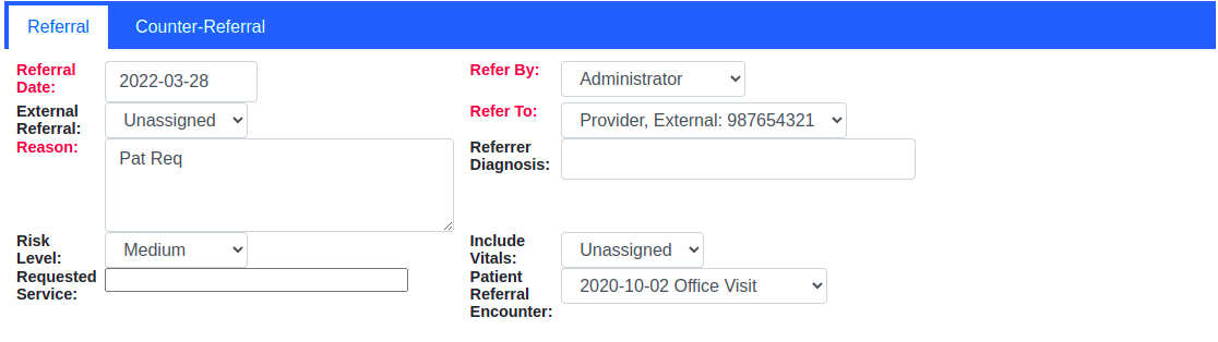 LBF/LBT Patient Encounter List Selector Option · Issue #5048 · openemr/openemr · GitHub