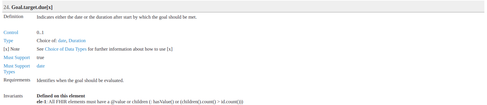 FHIR Goal Resources dueDate has an invalid date format · Issue #5169 · openemr/openemr · GitHub