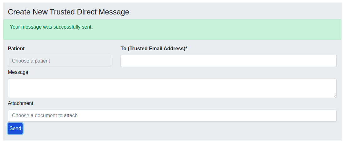 Direct Message Send with uploaded document · Issue #5220 · openemr/openemr · GitHub