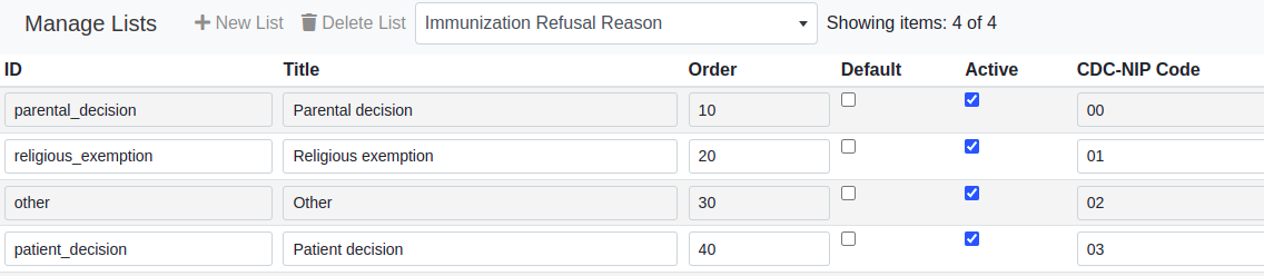 CQM Immunizations support reason codes · Issue #5277 · openemr/openemr · GitHub