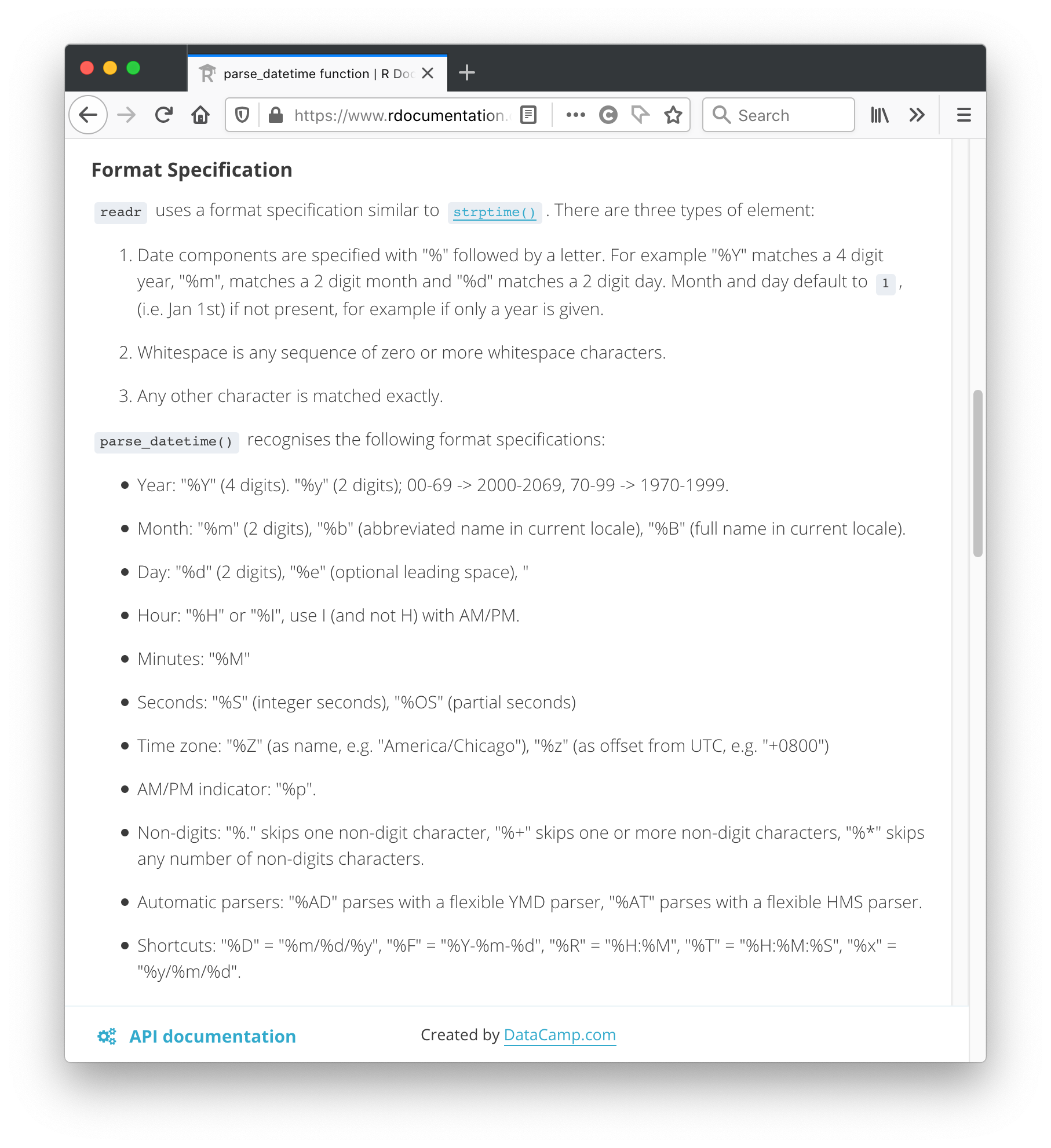 Documentation rendering for parse_datetime is broken · Issue #1176 · tidyverse/readr · GitHub