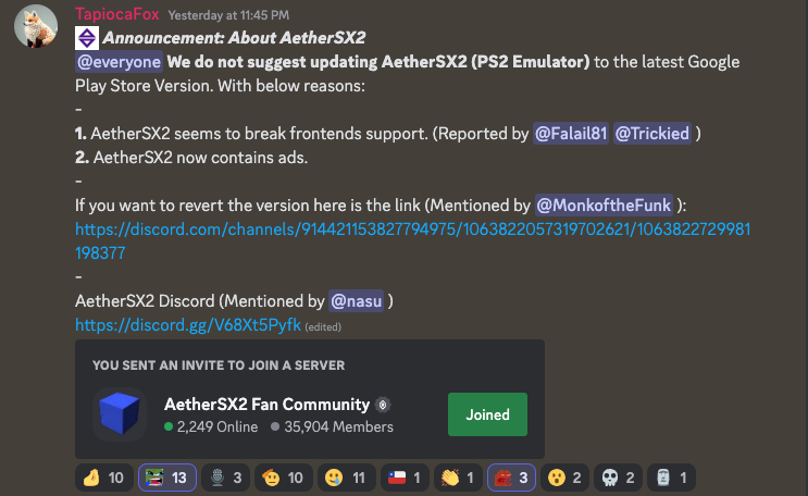 AetherSX2 · Issue #302 · TapiocaFox/Daijishou · GitHub