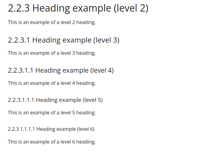 Feature request: Numbered headings · Issue #843 · google/docsy · GitHub