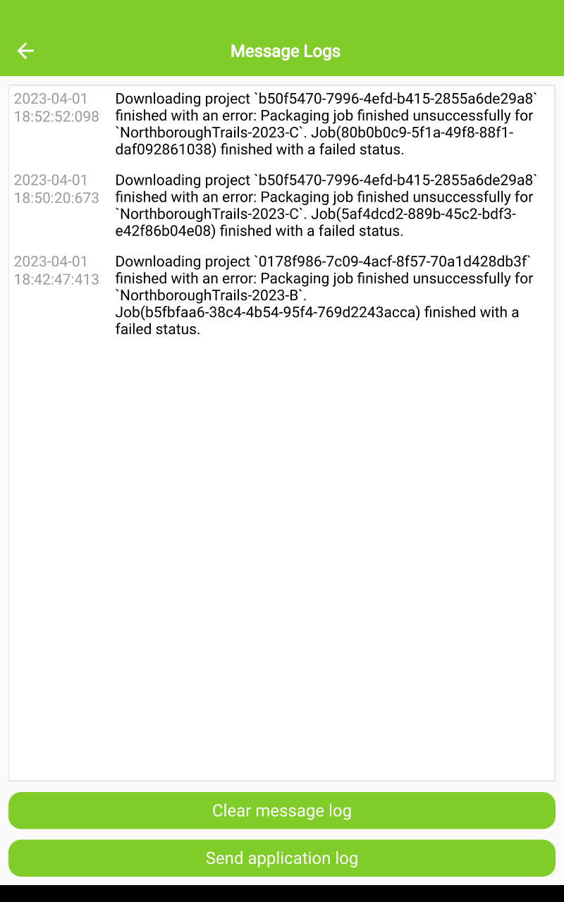 Downloading Error Packaging Job Finished Unsuccessfully For With A Failed Status · Issue 