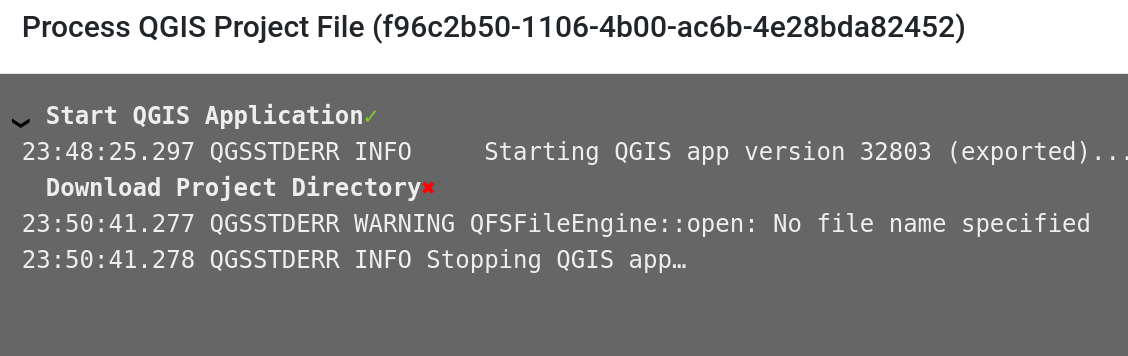 Downloading error: Packaging job finished unsuccessfully for .... with a failed status · Issue ...