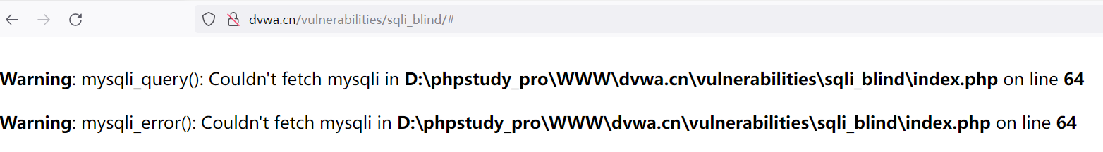 SQLi blind medium submit get error · Issue #460 · digininja/DVWA · GitHub