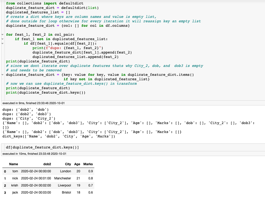 feature selection: remove duplicated features · Issue #114 · feature-engine/feature_engine · GitHub