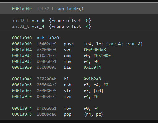 Armv7 Hlil Does Not Process Svc Instruction Where Imm Is Nonzero · Issue 3978 · Vector35