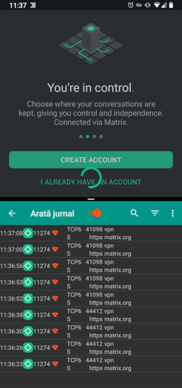App stuck on first screen if it can't connect to matrix.org server · Issue #7078 · element-hq ...