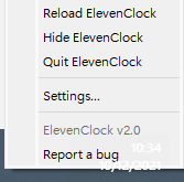 [BUG] Hide ElevenClock no way to get it back · Issue #74 · marticliment/ElevenClock · GitHub