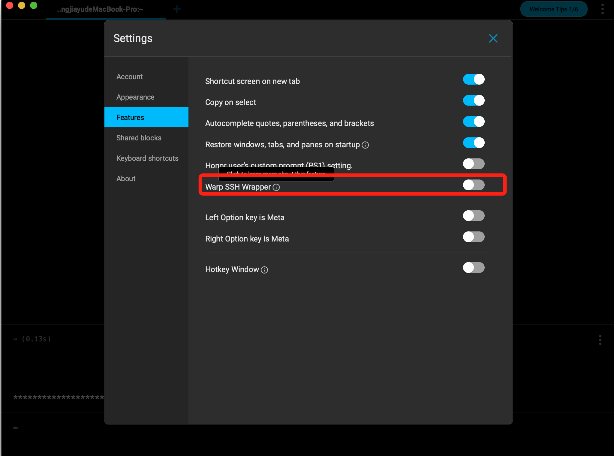 exec request failed on channel 1 · Issue #1334 · warpdotdev/Warp · GitHub