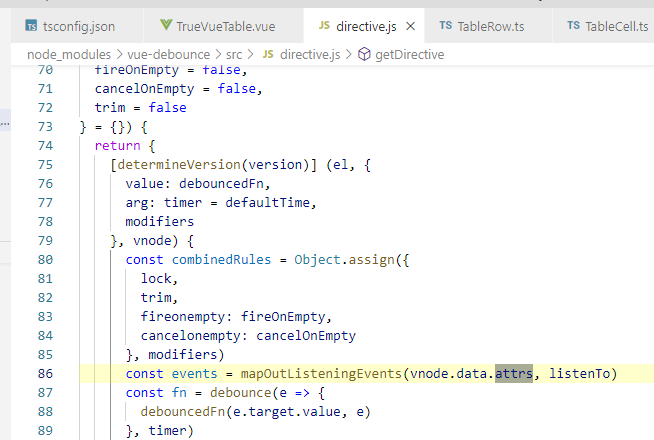Doesn't work with SFC syntax · Issue #71 · dhershman1/vue-debounce · GitHub