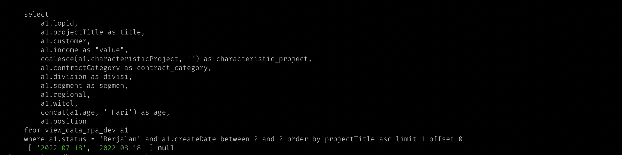 How to prepared statement query at limit and offset · Issue #1611 · sidorares/node-mysql2 · GitHub