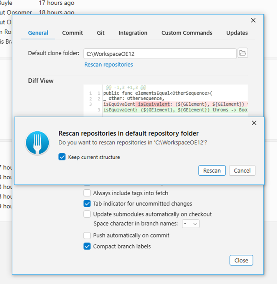 [Bug] Issue when using multiple workspaces and repos of similar names · Issue #1549 · fork-dev ...