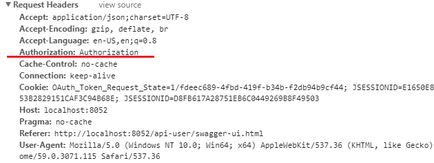 Springfox - Authorization value didn't update after Authorize confirmed ...