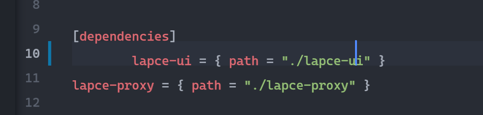 Using tabs instead of spaces cause miss-rendering of the line · Issue #458 · lapce/lapce · GitHub