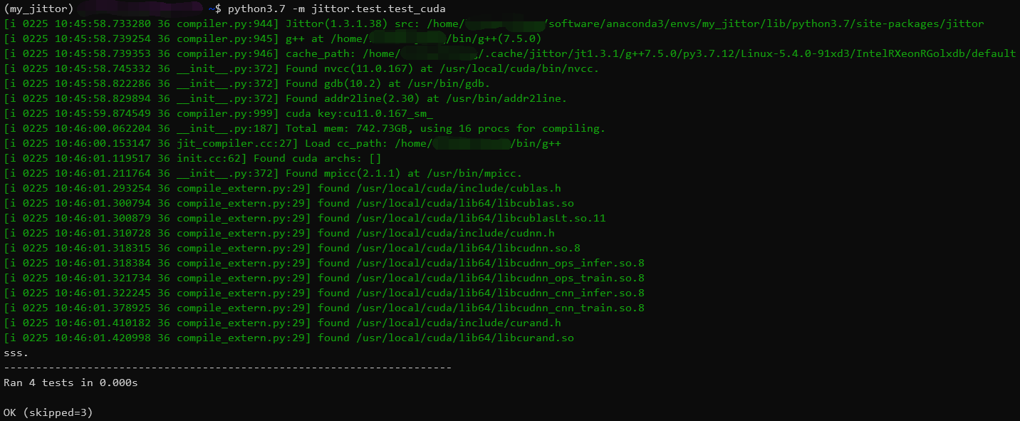 E Cuda 1报错 · Issue 292 · Jittor Jittor · Github