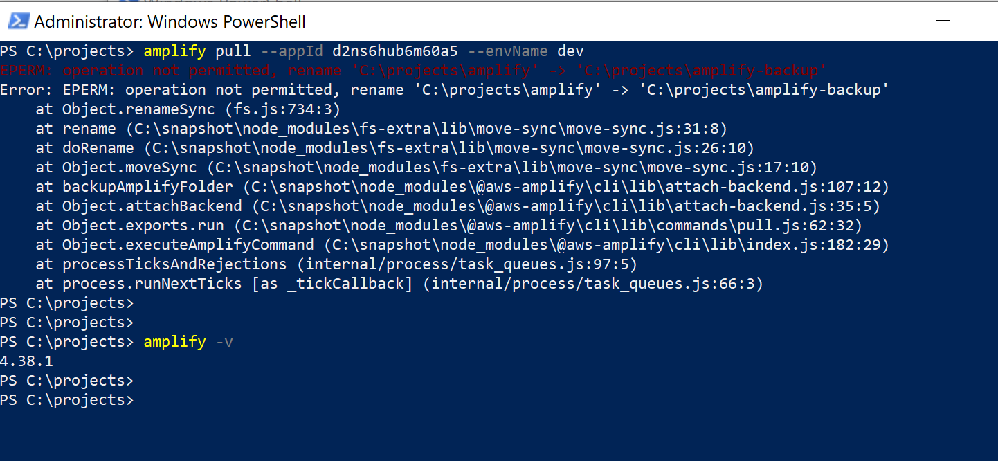 Amplify Admin backend not connecting to React front end · Issue #40 · aws-amplify/amplify-studio ...