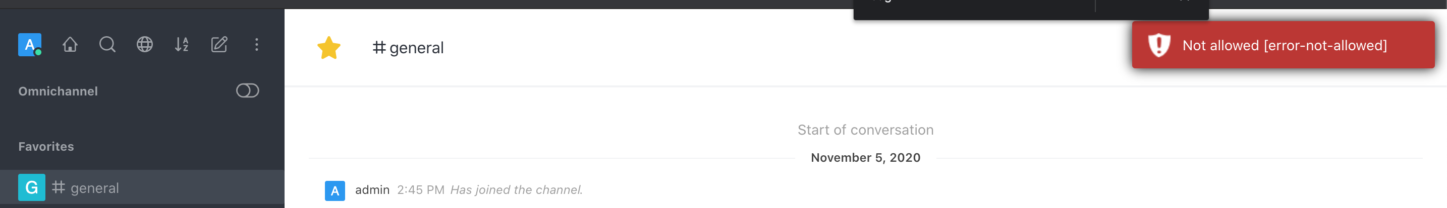 [ERROR] livechat:changeLivechatStatus Error: Not allowed [error-not-allowed] · Issue #19463 ...