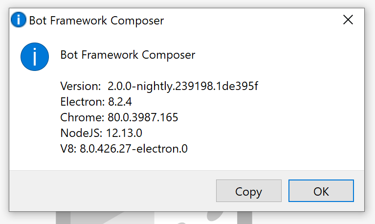 Unable to create project using Basic conversational bot template · Issue #7259 · microsoft ...