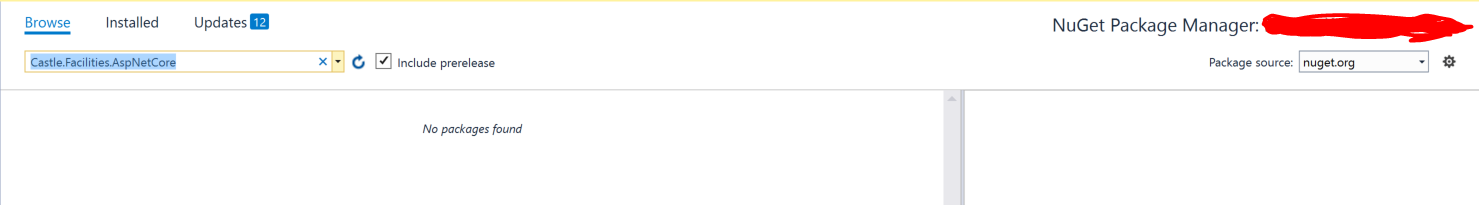 Can't find Castle.Facilities.AspNetCore nuget package in nuget gallery · Issue #393 ...