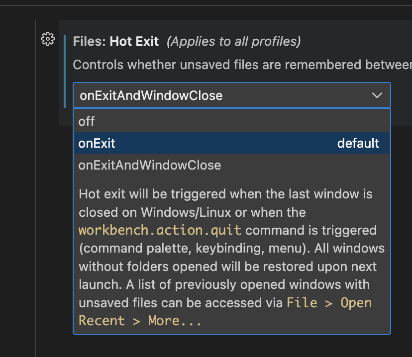 Allow to close a dirty window without confirm · Issue #173462 · microsoft/vscode · GitHub
