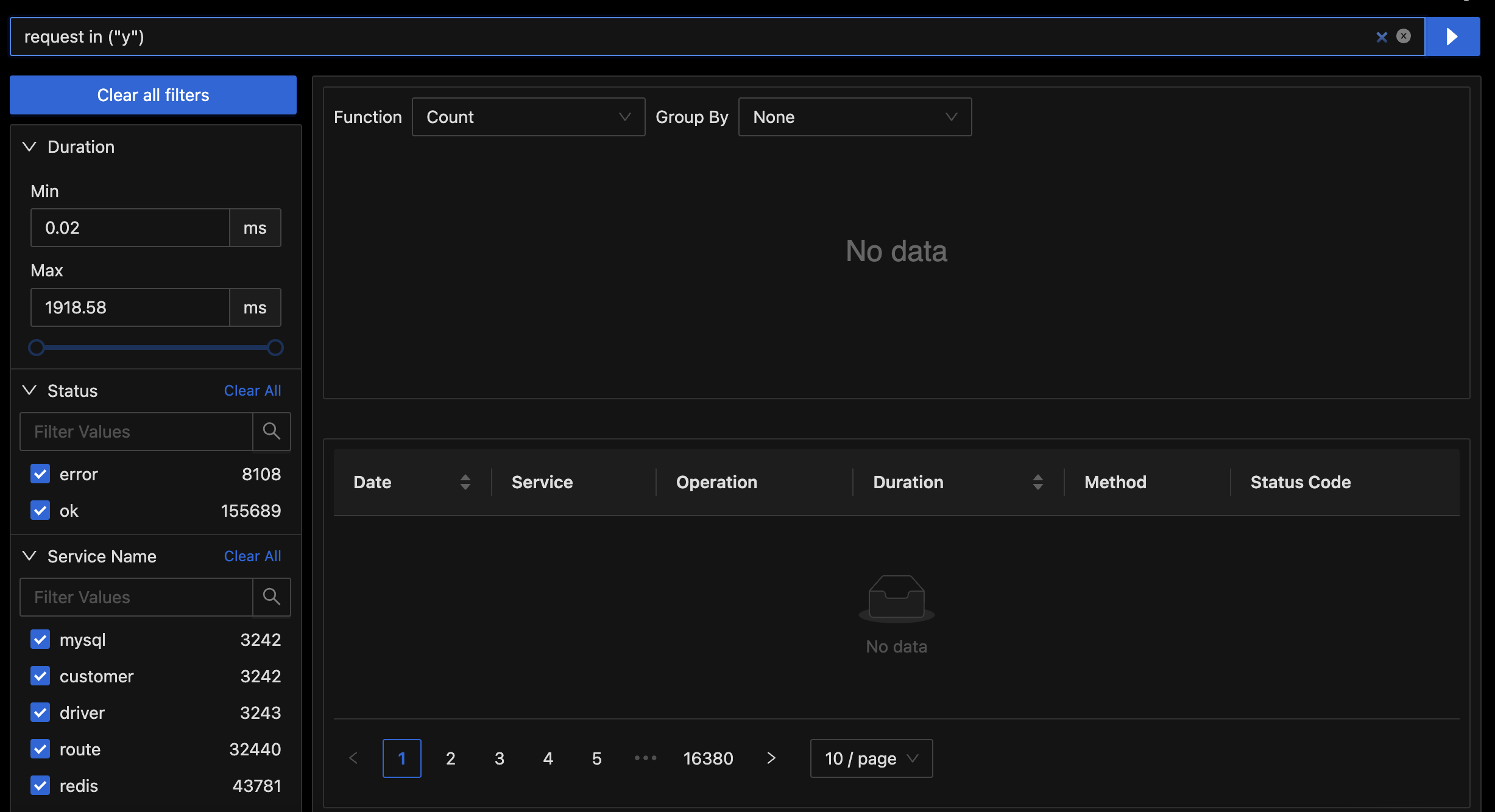 (traces): tag filtering doesn't change the left side filters values ...