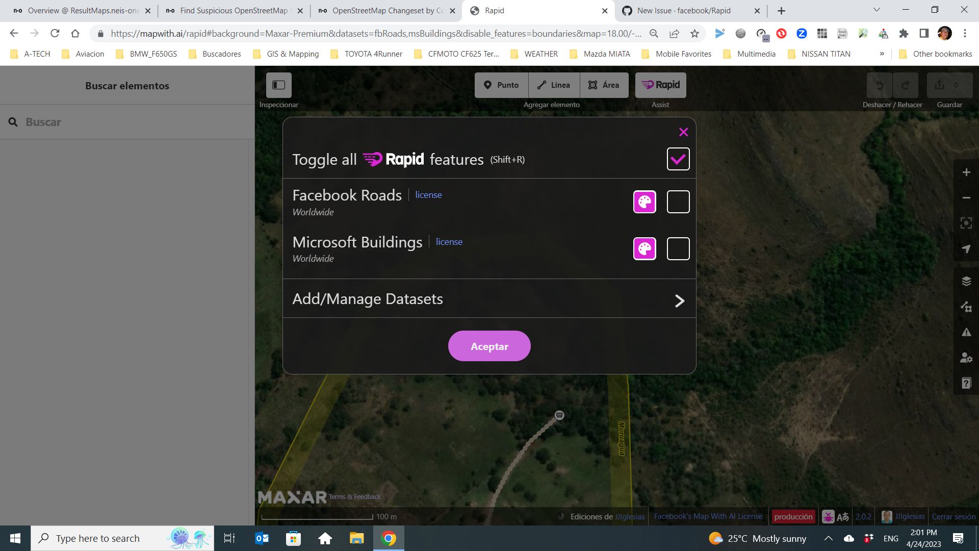 Rapid Suggested data (roads and buildings) should be active by default · Issue #930 · facebook ...