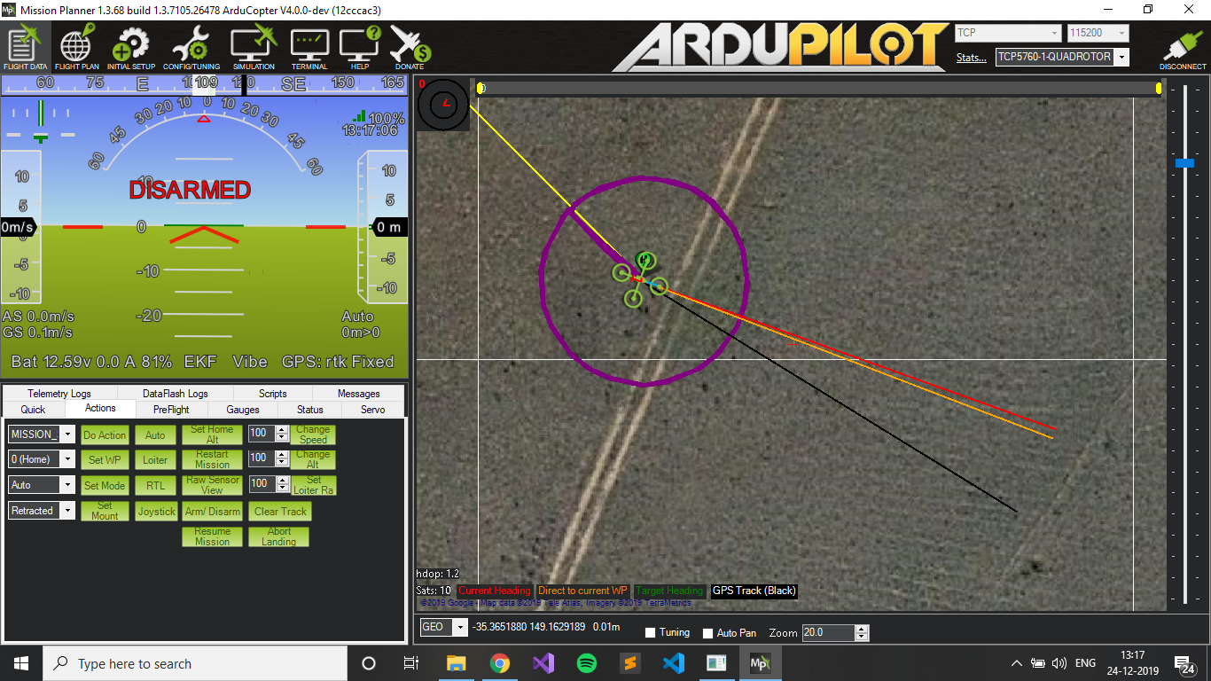 Copter: LOITER_TURNS mission command moves to random position on circle radius · Issue #11192 ...