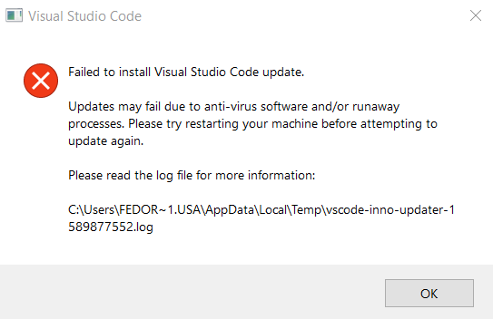 Can not auto install update · Issue #98149 · microsoft/vscode · GitHub