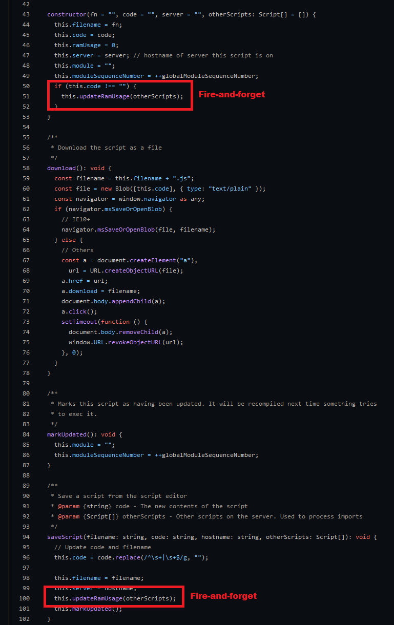 Un-awaited calls to "UpdateRamUsage" lead to race conditions when the suddenly complete · Issue ...