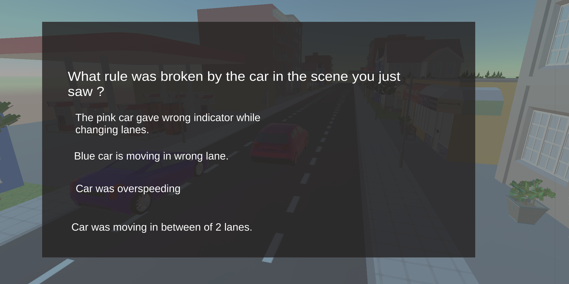 Github Jyotirmayajoon Drivesafe Simulations Of Various On Road Incidents