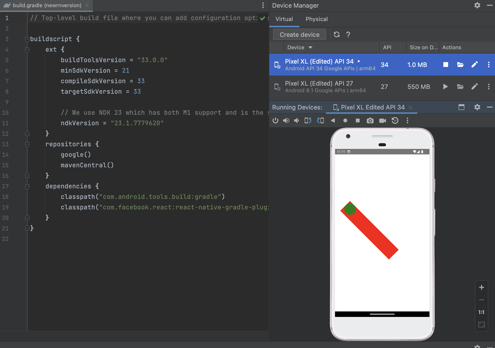 [0.72.0][Android only] child view with border radius is not displayed correctly with `transform ...