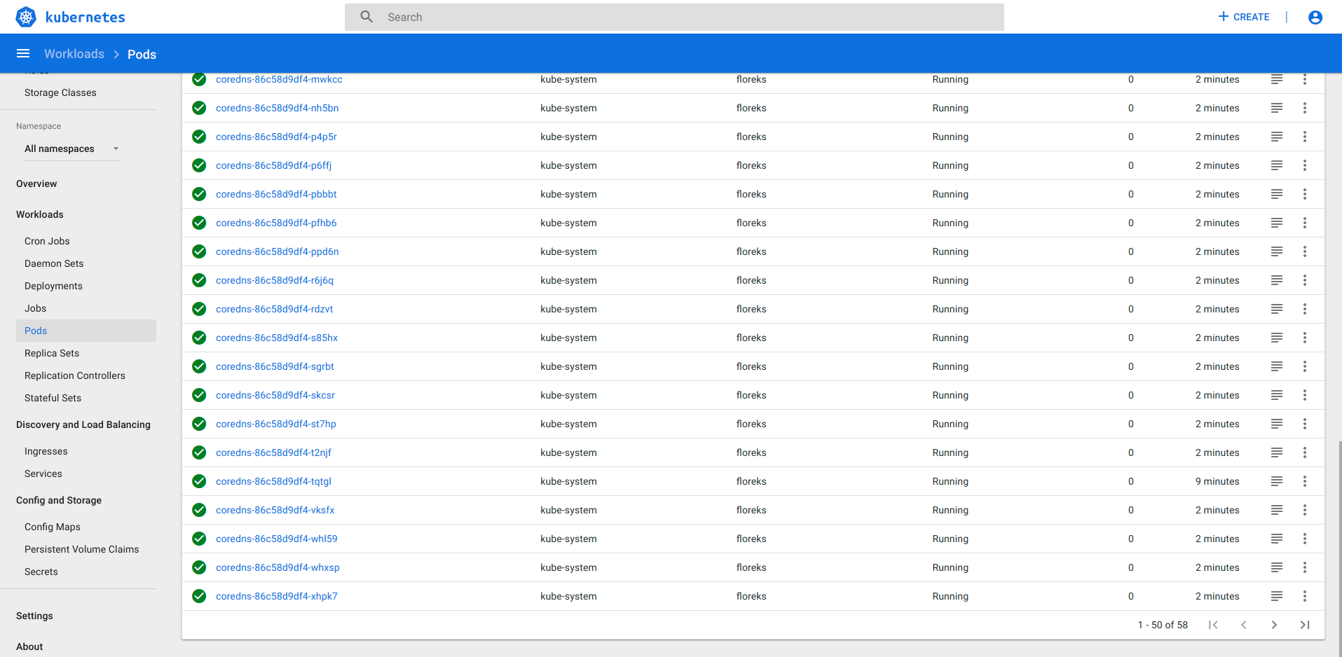 Kubernetes Dashboard Ignores Numer Of Items After Reordering · Issue 3497 · Kubernetes