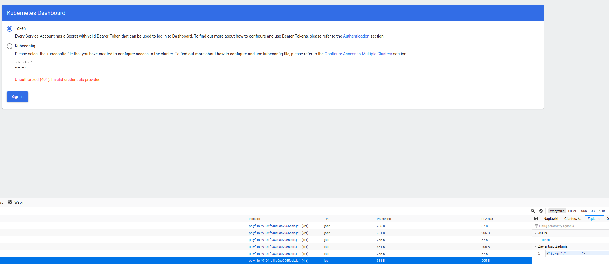 Login to Dashboard is granted if invalid Token is provided · Issue ...