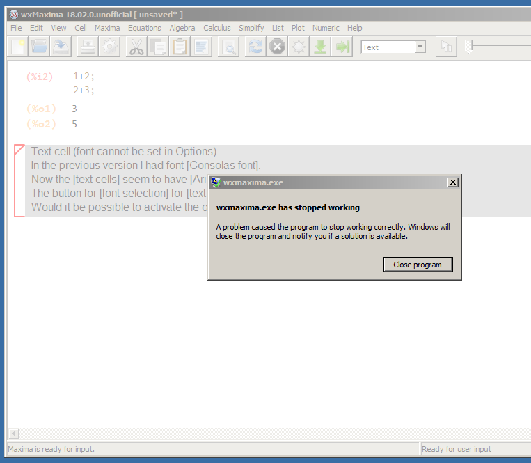 wxMaxima: wrong output when printing WXMX-file to PDF · Issue #1019 · wxMaxima-developers ...