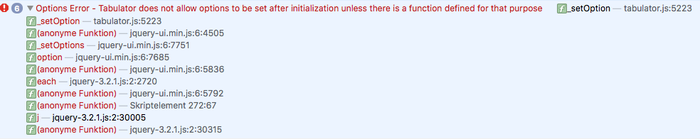 Options Error · Issue #652 · olifolkerd/tabulator · GitHub