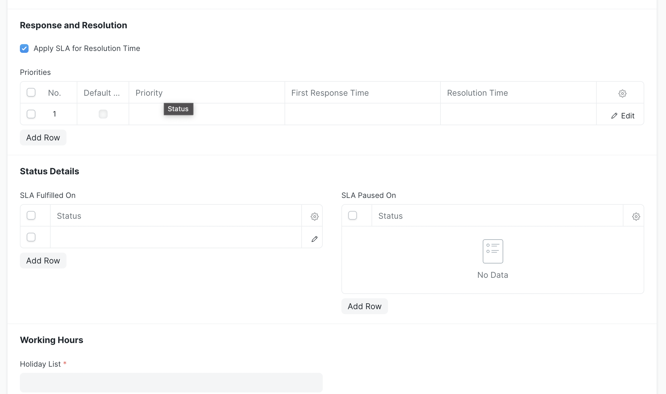 Default SLA · Issue #99 · frappe/helpdesk · GitHub
