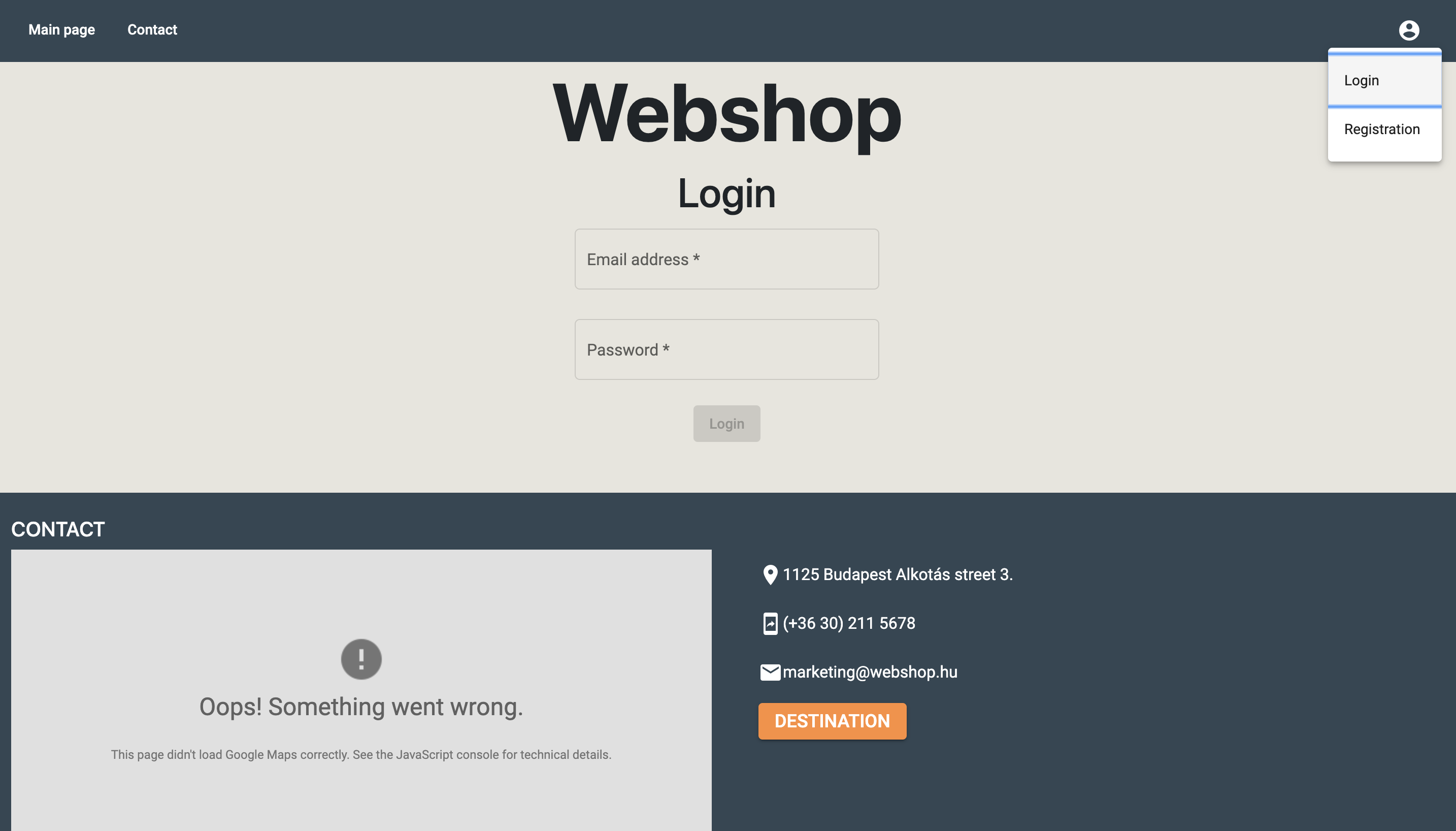 GitHub - ppolena/webshop: Webshop