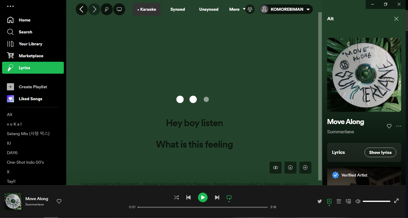 [Lyrics Plus] Lyrics not change when locking modes and changing songs · Issue #2318 · spicetify ...