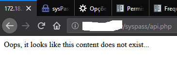 API Access · Issue #1291 · nuxsmin/sysPass · GitHub