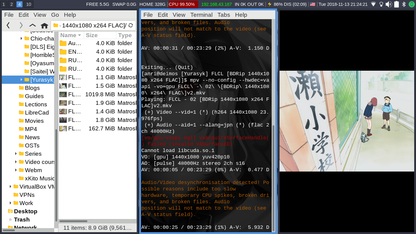Аfter upgrading to 0.29, there are problems in video decoding when using hwdec=vaapi and vo=gpu ...