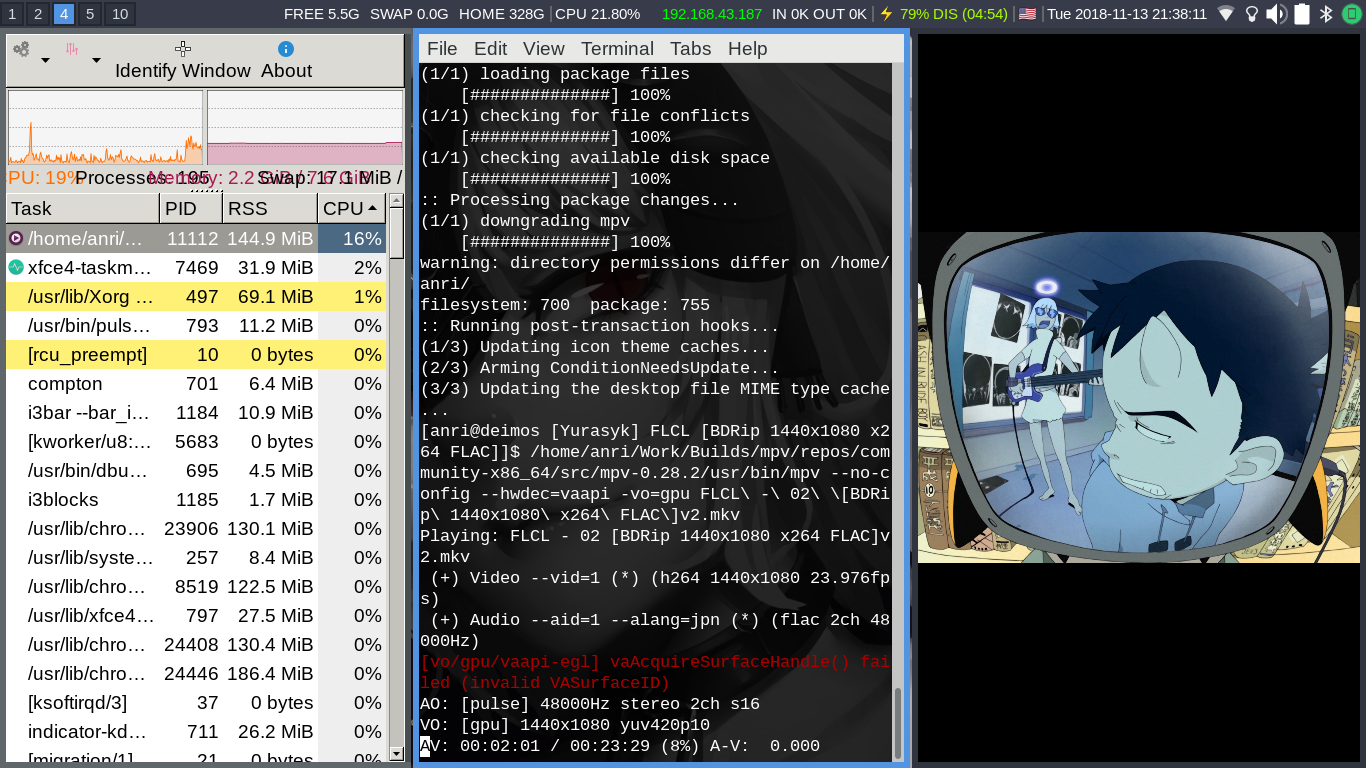 Аfter upgrading to 0.29, there are problems in video decoding when using hwdec=vaapi and vo=gpu ...
