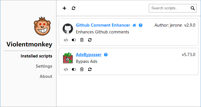 Link to script home page · Issue #156 · violentmonkey/violentmonkey · GitHub