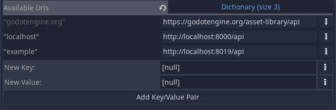 Changing Editor Settings Asset library URLS doesn't update editor · Issue #46977 · godotengine ...